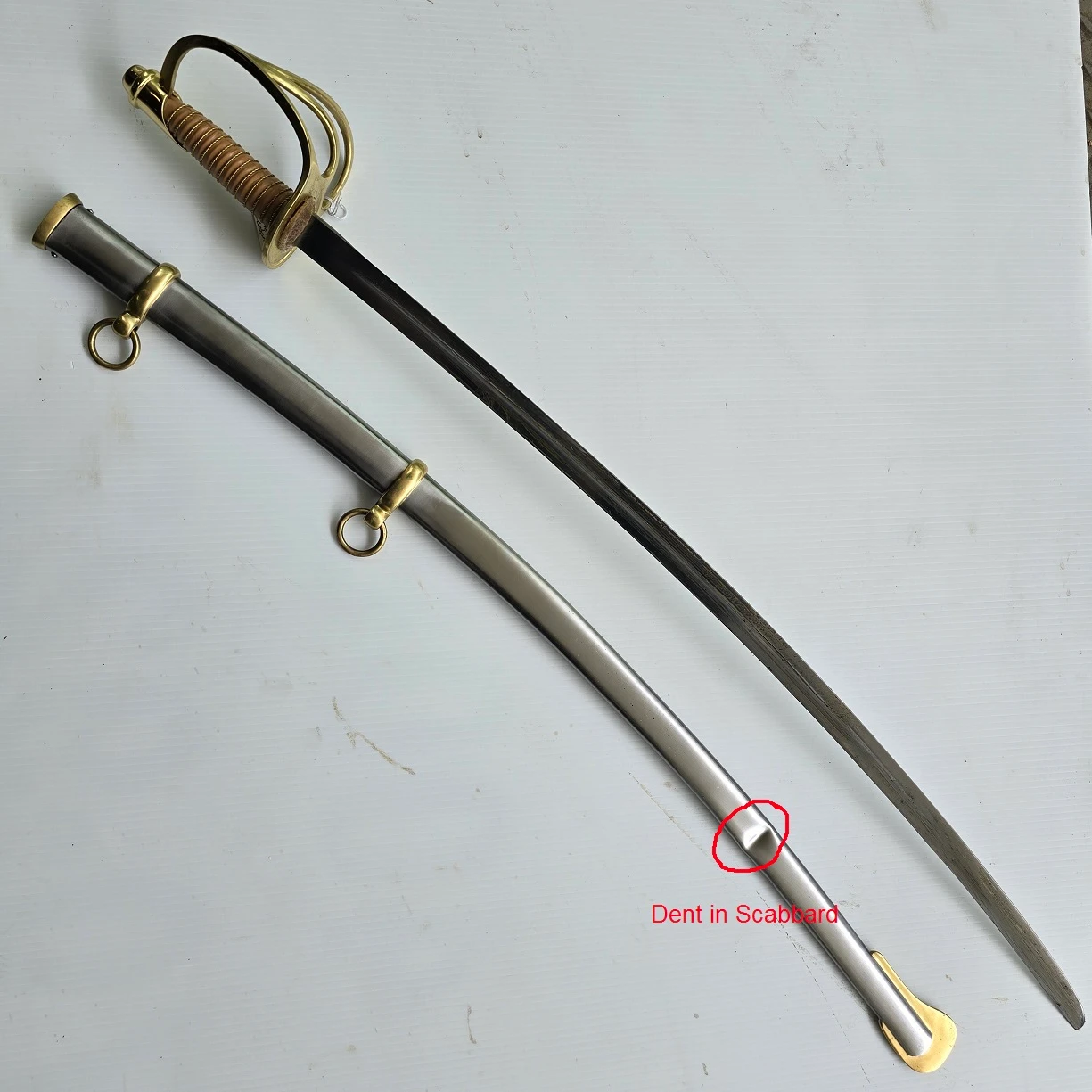 Scratch and Dent Confederate Cavalry Saber | Windlass Sword