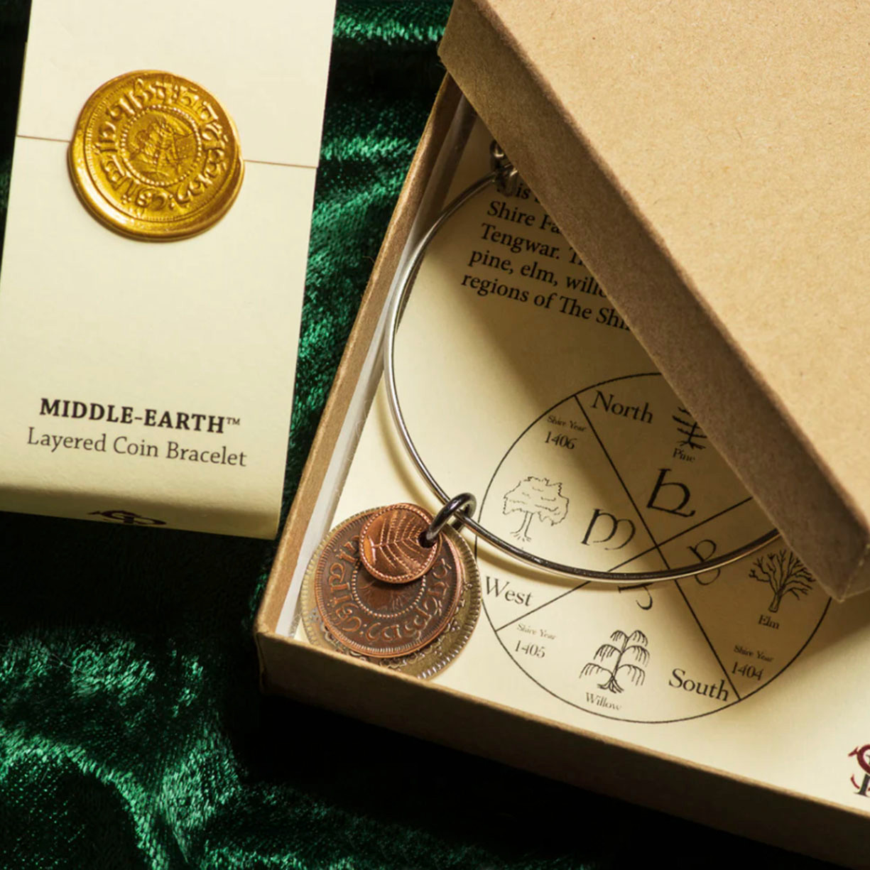 Middle Earth Layered Coin Bracelet | Buy LOTR Jewelry