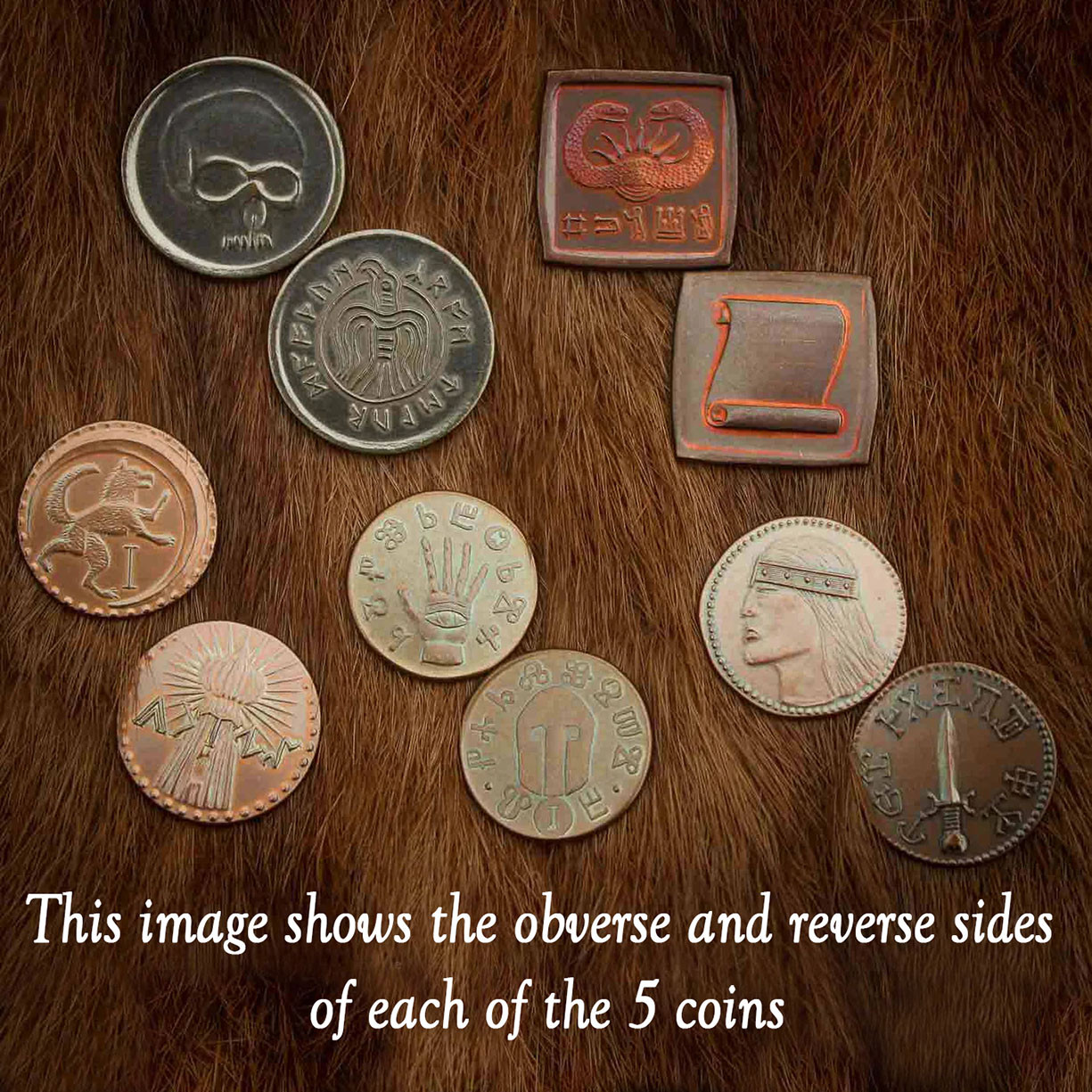 Conan Hyborian Age Coin Set | Fantasy Collectibles