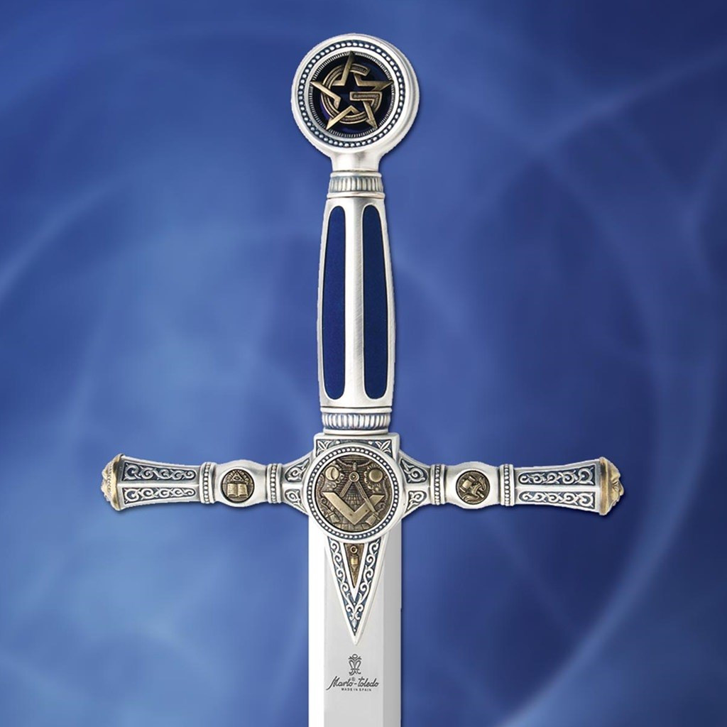 Silver Masonic Sword by Marto - Museum Replicas Ltd.