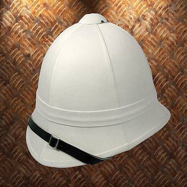 Classic White Pith Helmet - Museum Replicas Ltd.