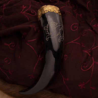Fenrir Viking Drinking Horn - Museum Replicas Ltd.