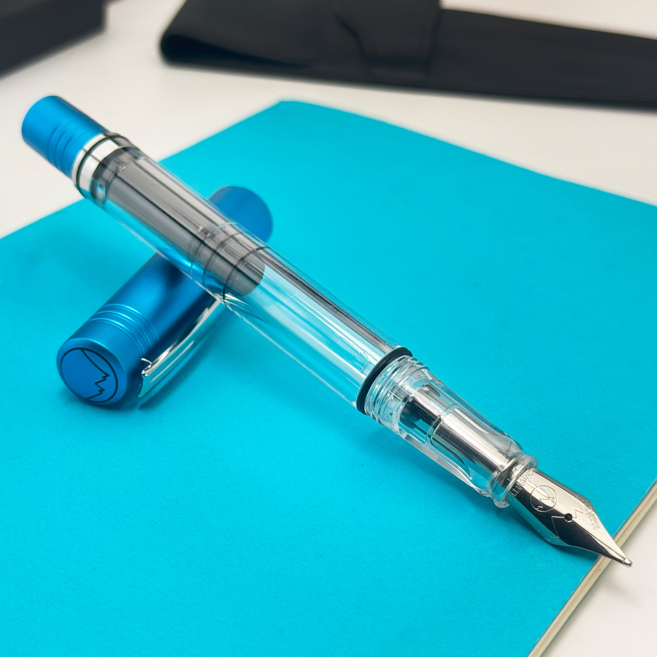 Monteverde USA® MP1 Lock-It Piston Technology Fountain Pen Bright Blue