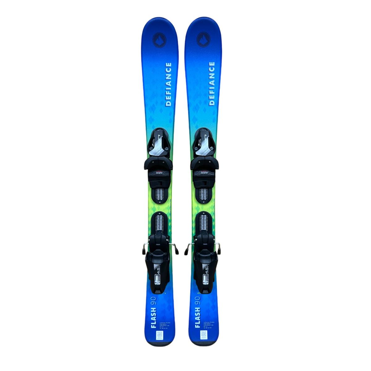 Defiance Flash Junior Blue Ski Package with Roce Adjustable Level Nine Sports