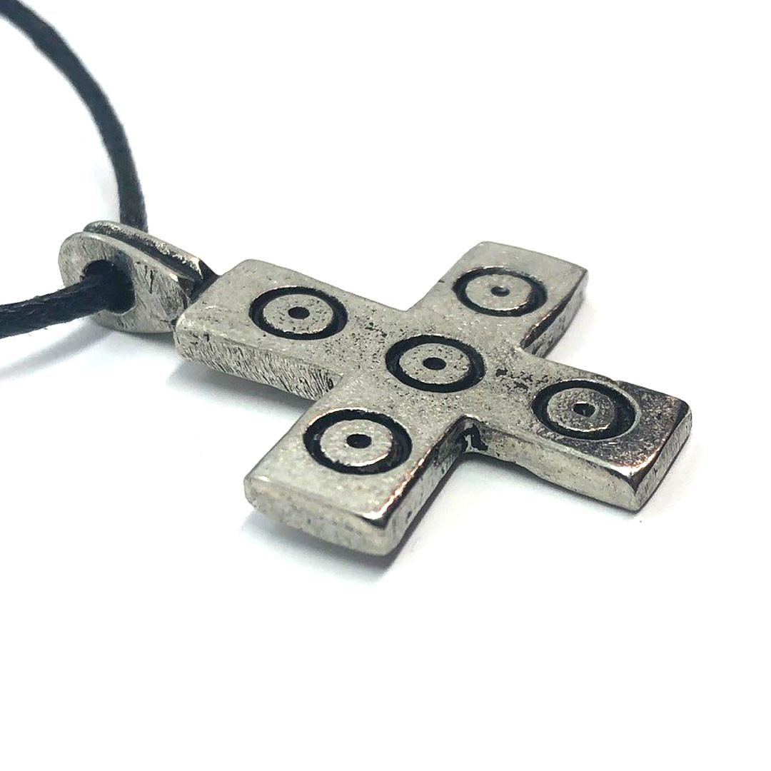 Saxon Cross Necklace - Viking Shield