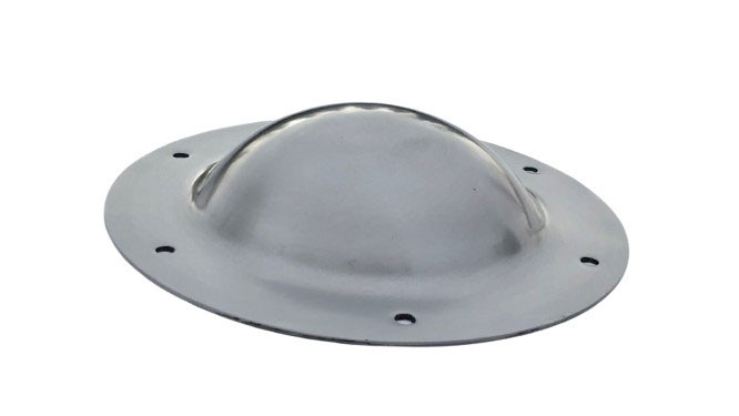 Polished Steel Shield Boss 14GA - Viking Shield