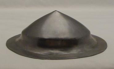 Hammered Conical Boss With Neck 16ga - Viking Shield