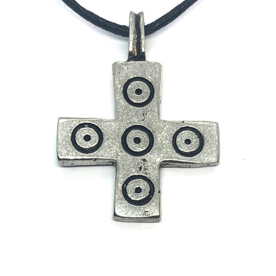 Saxon Cross Necklace - Viking Shield