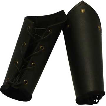 Battle Arm Bracers Black