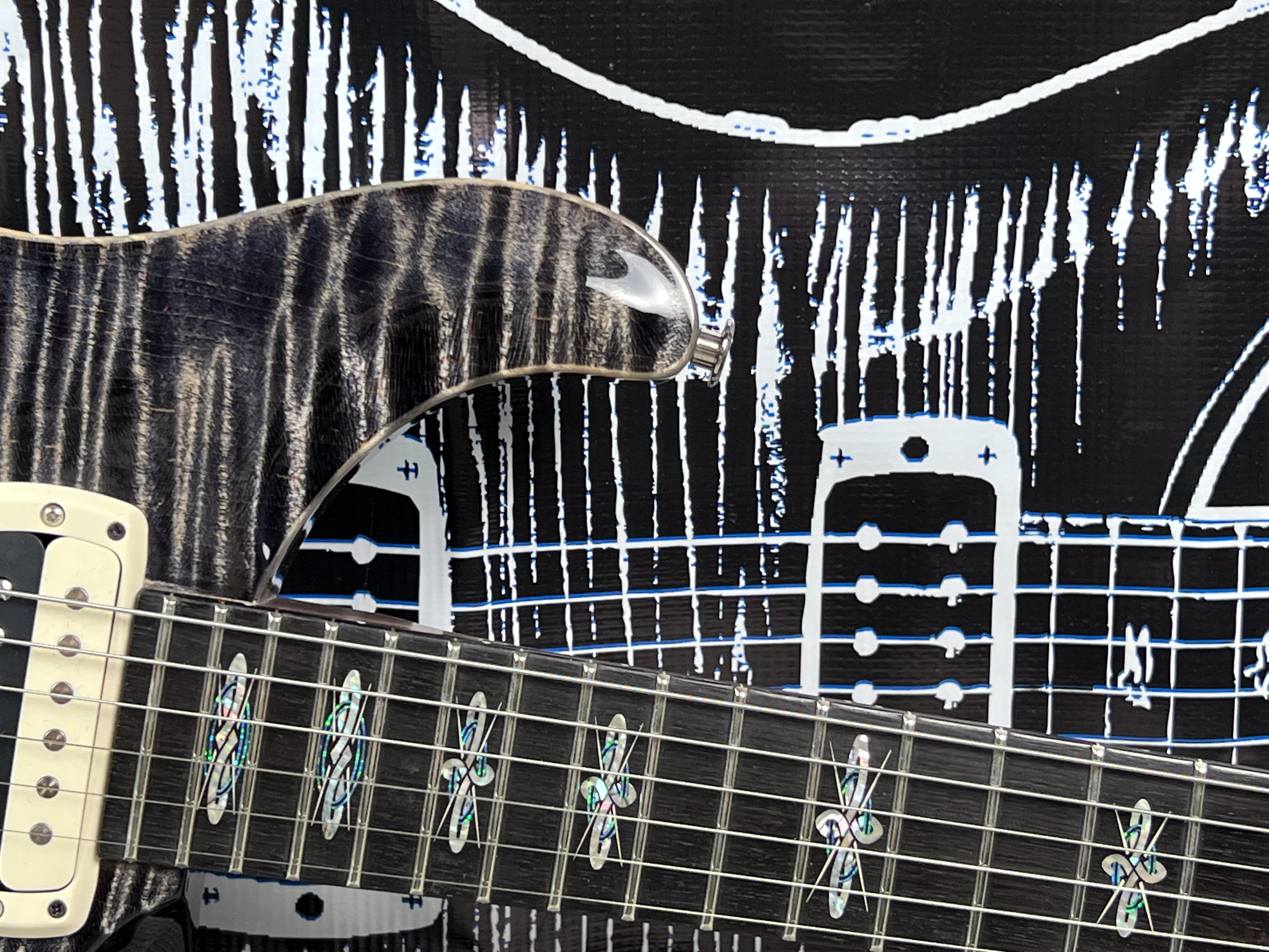 PRS Private Stock John McLaughlin 2023 - Charcoal Phoenix - Guitar Maverick
