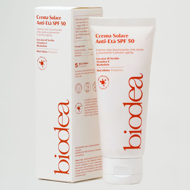 Crema Viso Solare Anti-Età SPF50 Biodea 75ml
