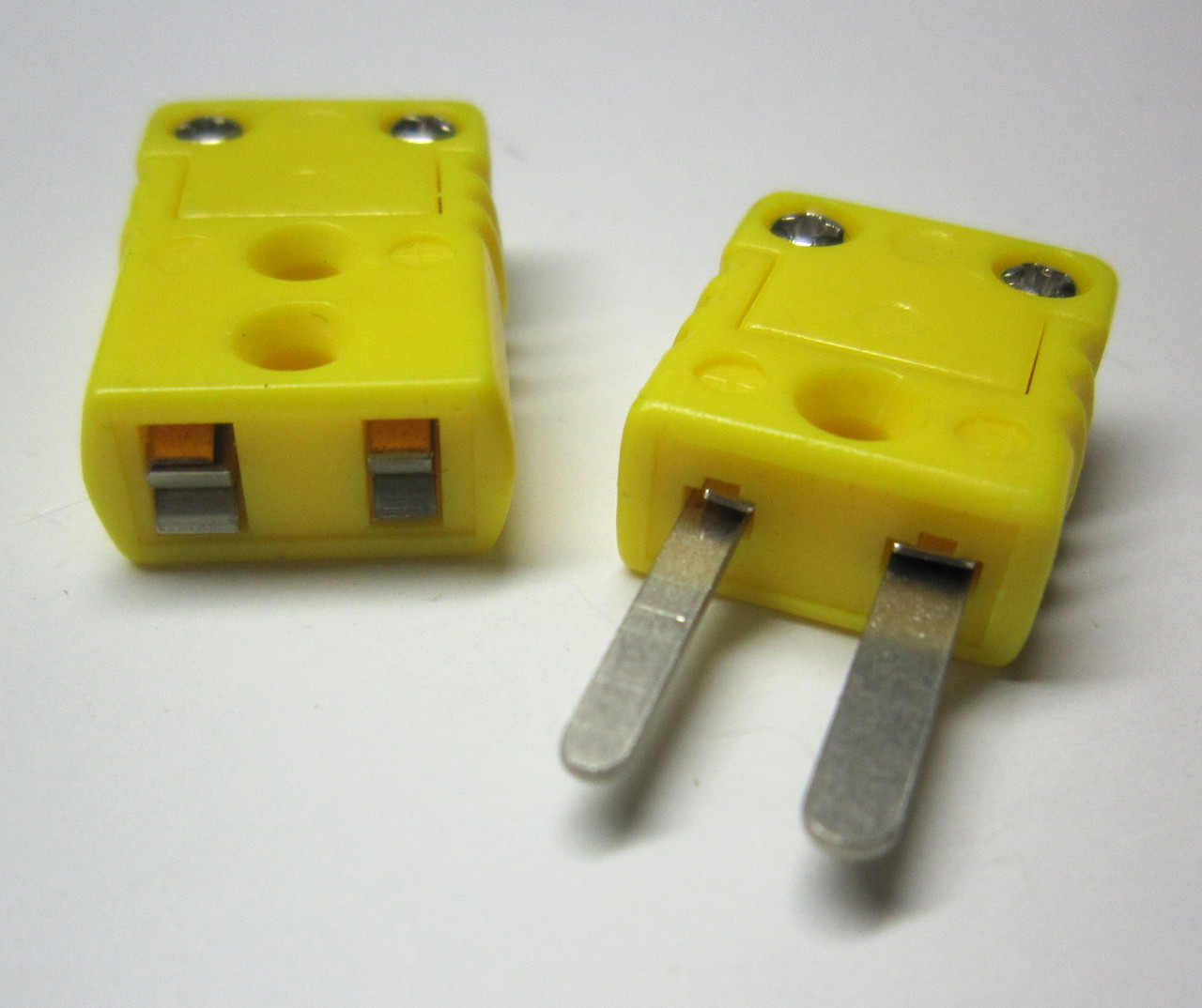 Sumbiniature Miniature Mini K-type Thermocouple Plug - male and female