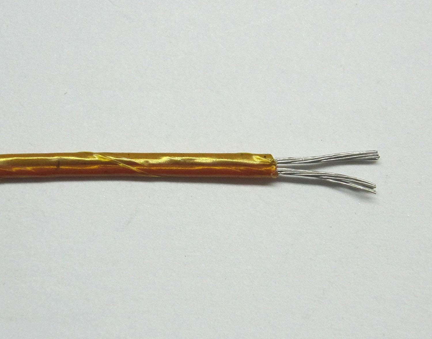 We sell stranded K-type thermocouple wire with Kapton insulation