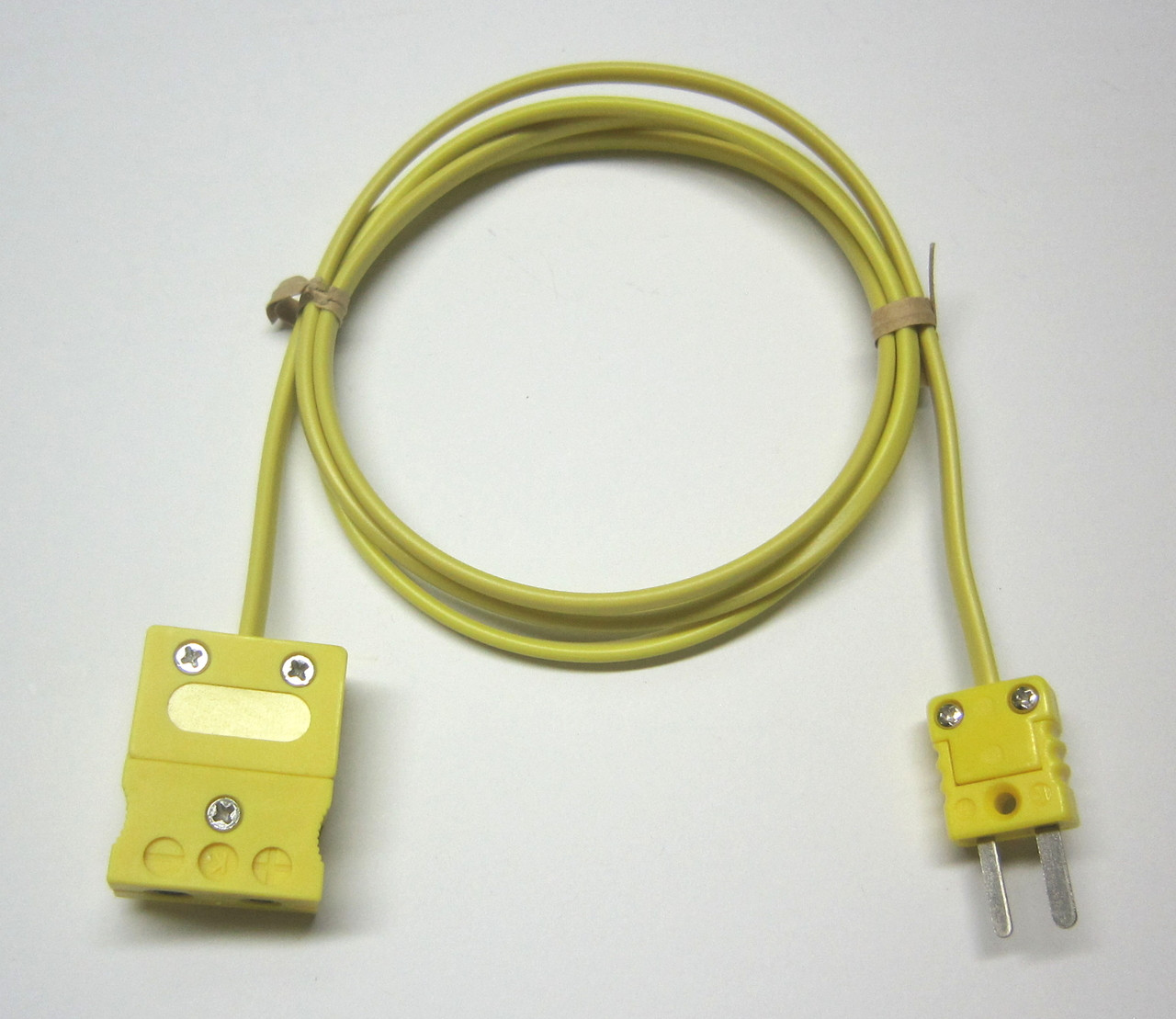 K-type thermocouple connector set, 1 pair, male, female