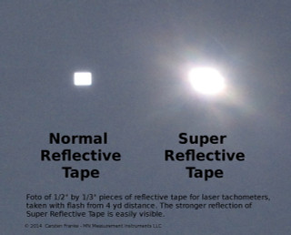 We sell refills of reflective tape for laser tachometer, photo ...