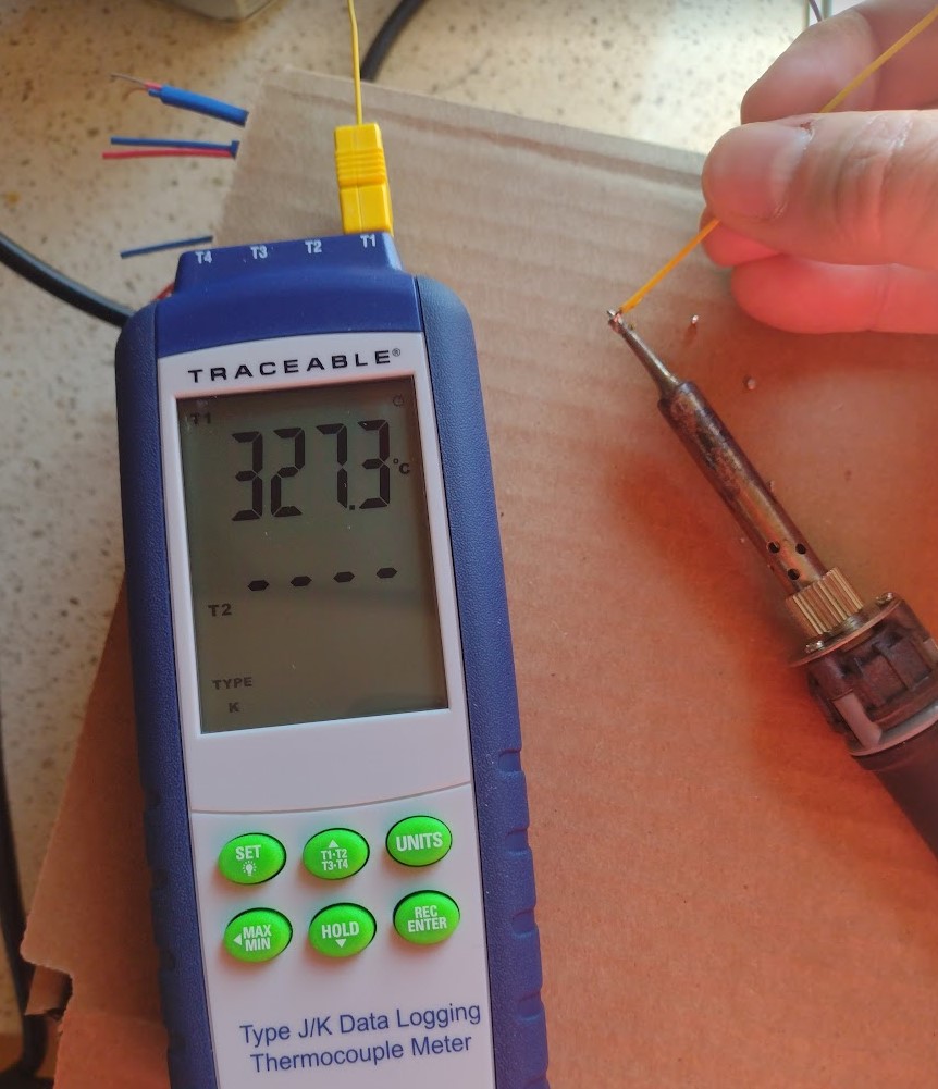 Thermocouple to measure the temperature of solder iron tips - Minnesota ...