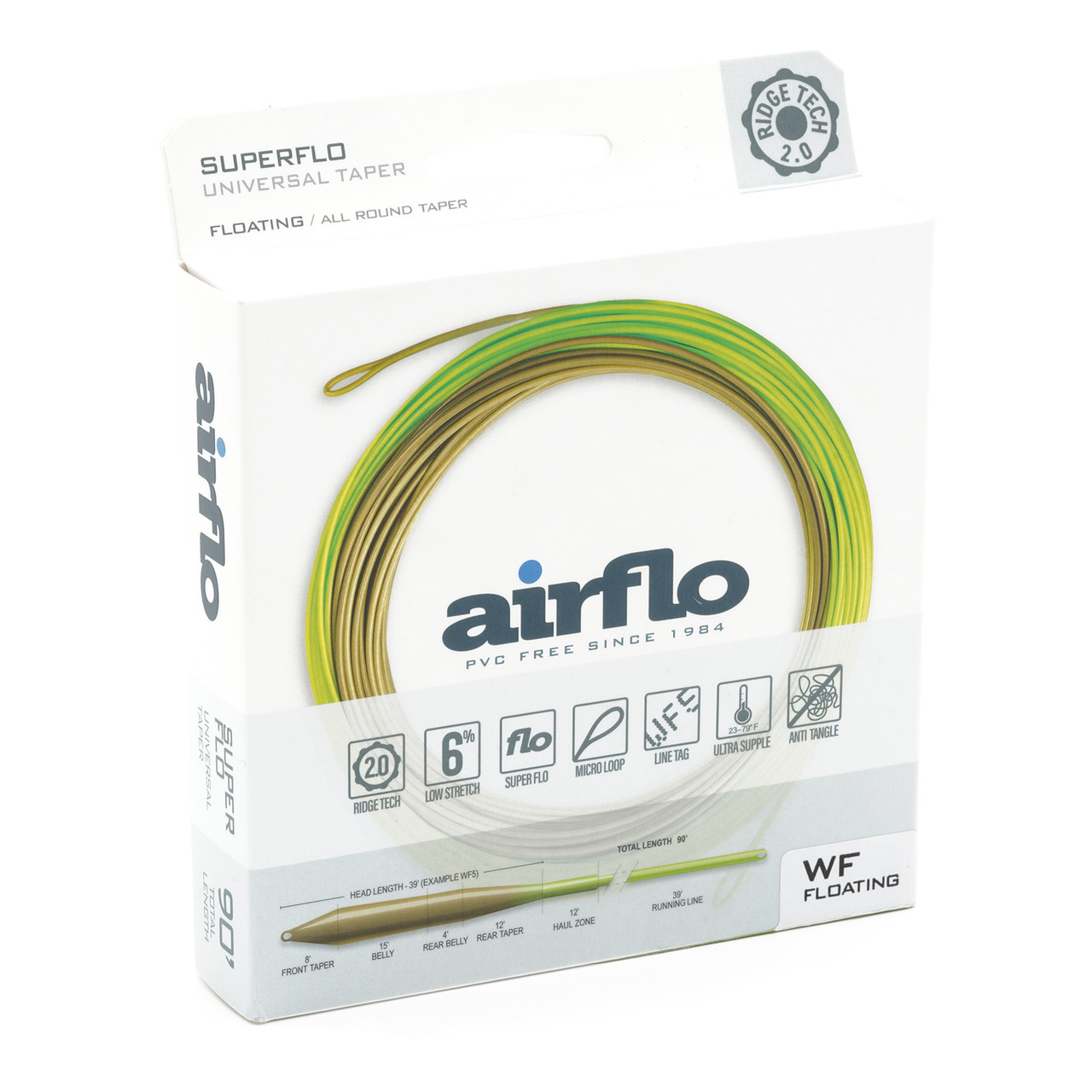 Airflo Ridge 2.0 Superflo Universal Taper Floating Fly Line - AvidMax