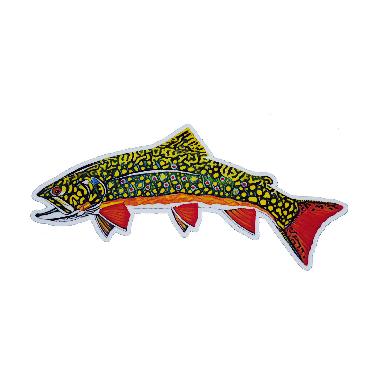 AvidMax Brook Trout Sticker 10 inch - AvidMax