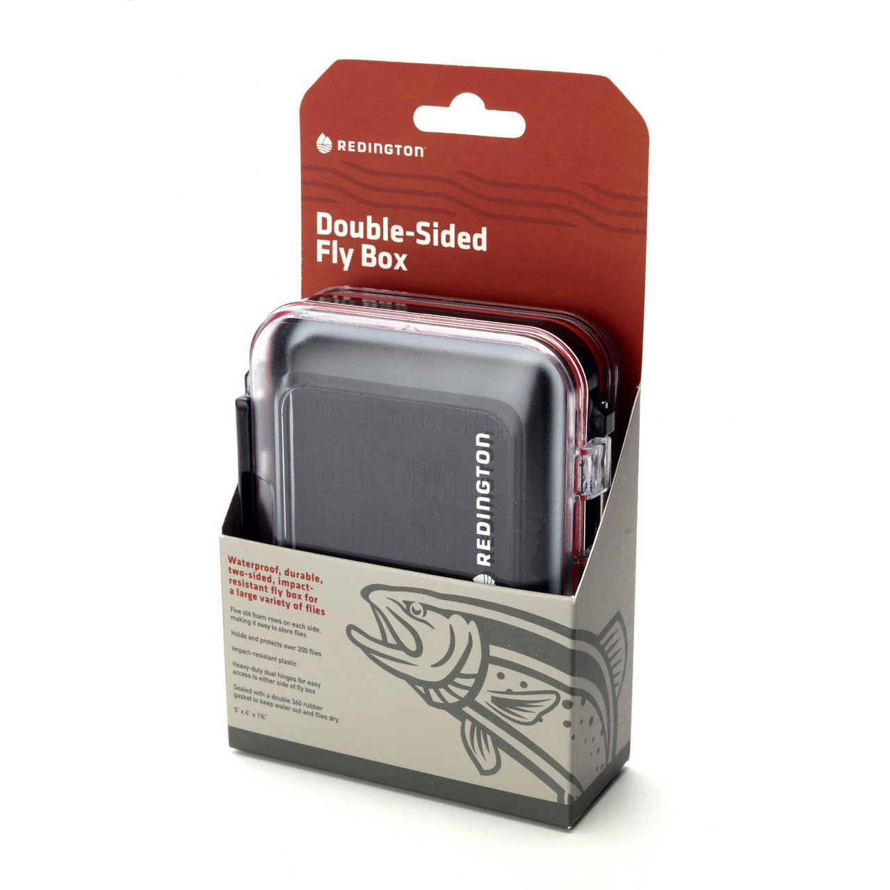 Redington Fly Box -Double Sided W/ Slit Foam - AvidMax