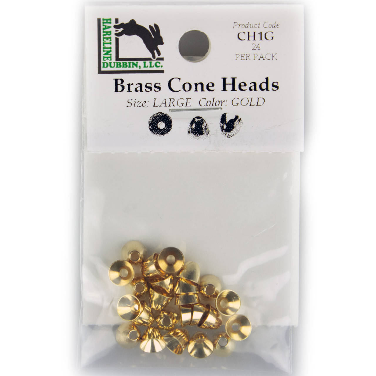 Hareline Brass Cone Heads - AvidMax