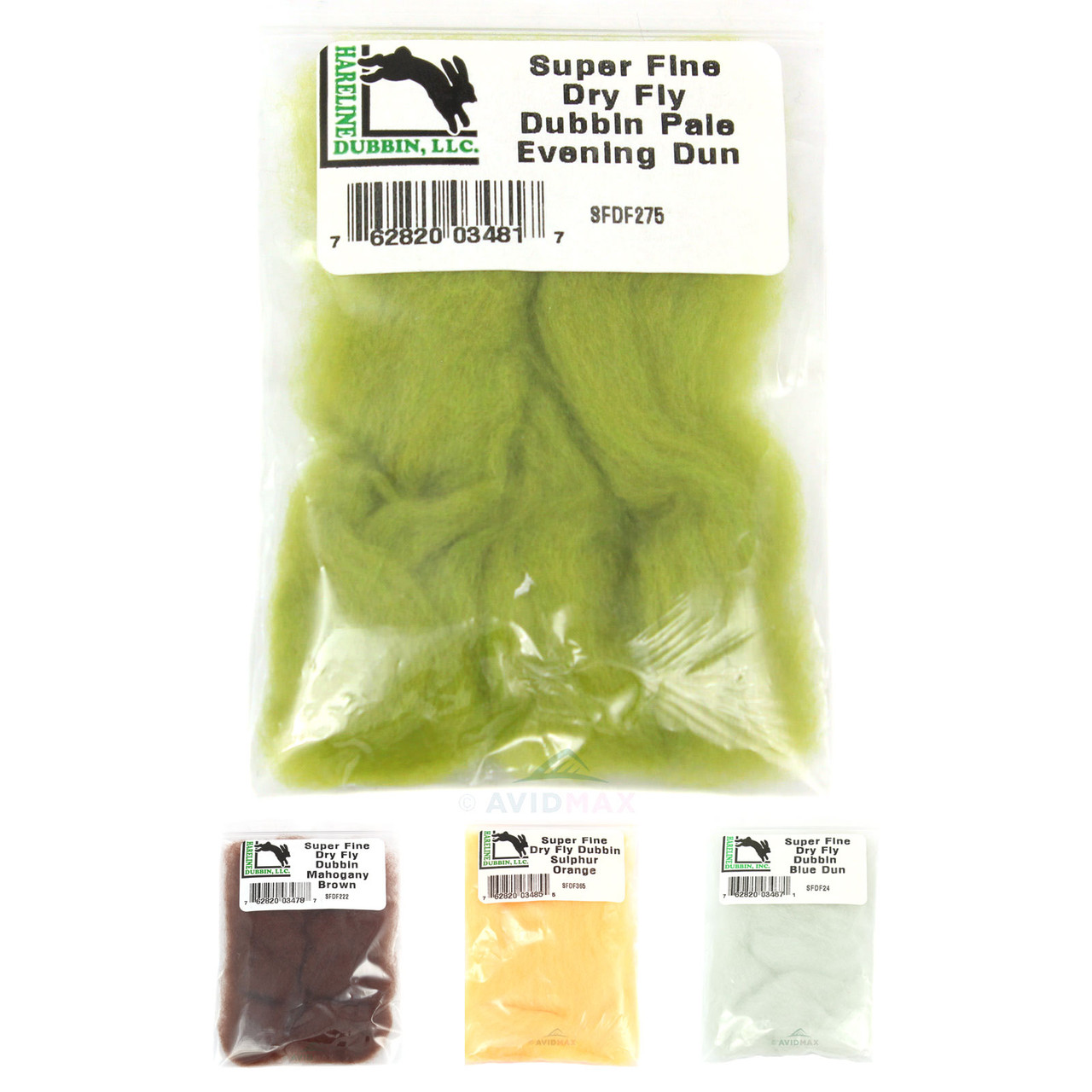 Hareline Super Fine Dry Fly Dubbing - AvidMax
