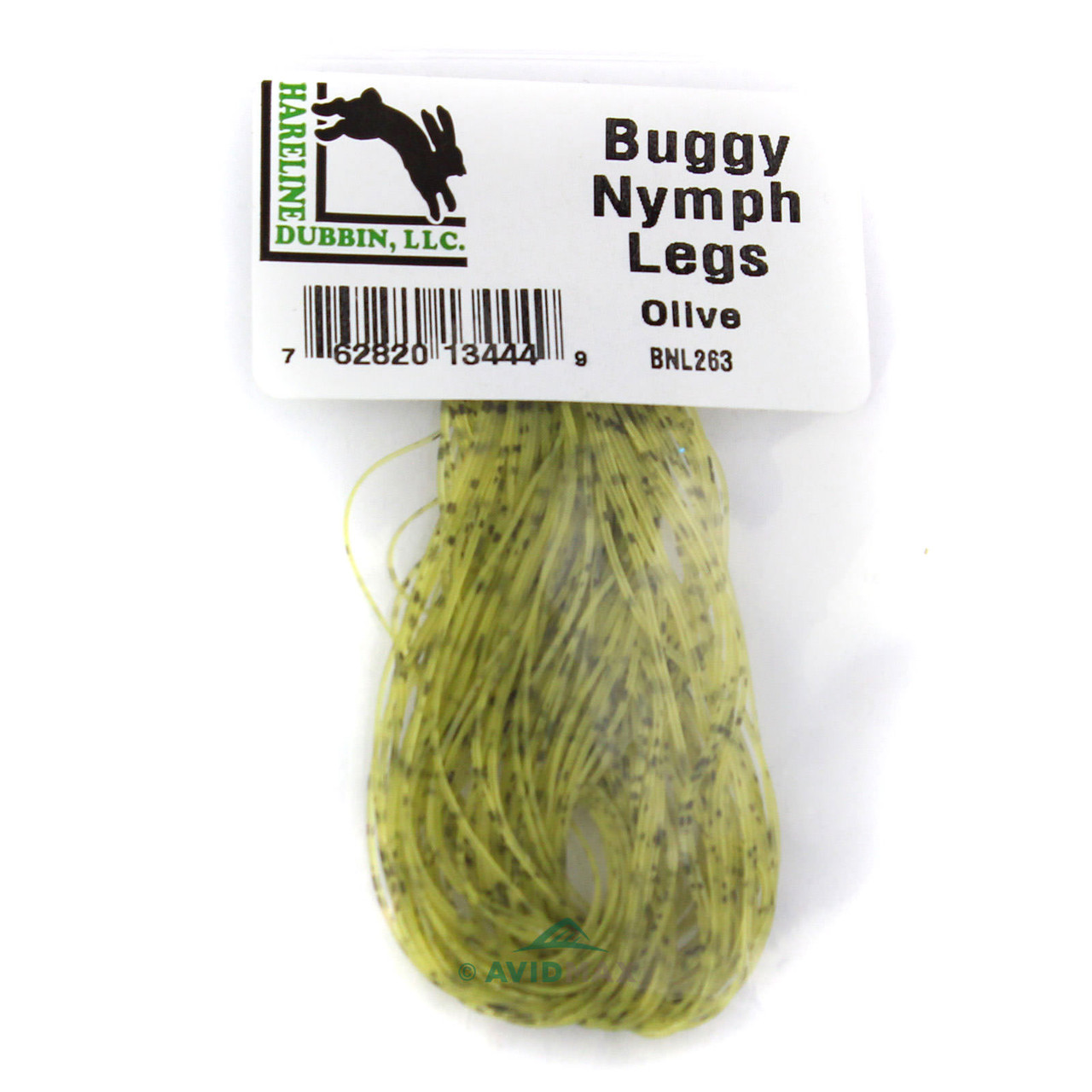 Hareline Buggy Nymph Legs - AvidMax