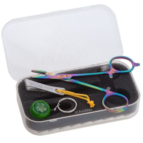 Dr. Slick Scissor Clamp Gift Sets Forceps + Sml Fly Box Fishing - AvidMax