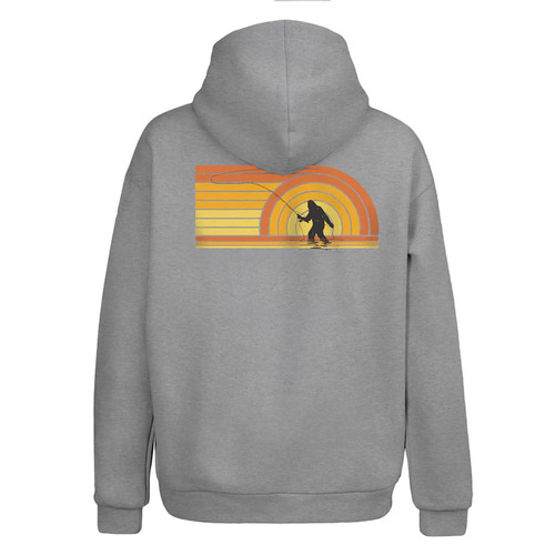 RepYourWater Recycled Saddleback Hooded Sweatshirt Sunset Squatch - AvidMax