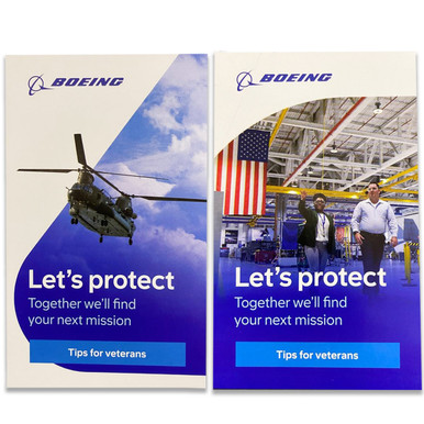 Boeing Veteran Tip Card - Individual Cards