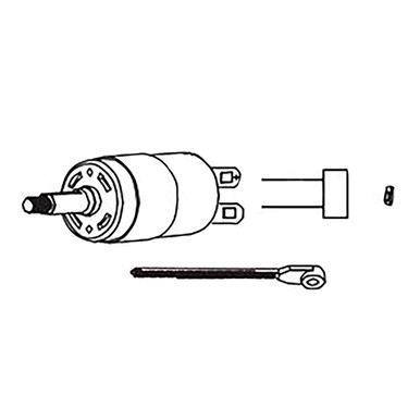 Makita TE00000528 - MOTOR ASSEMBLY DCF301 - Genuine Part