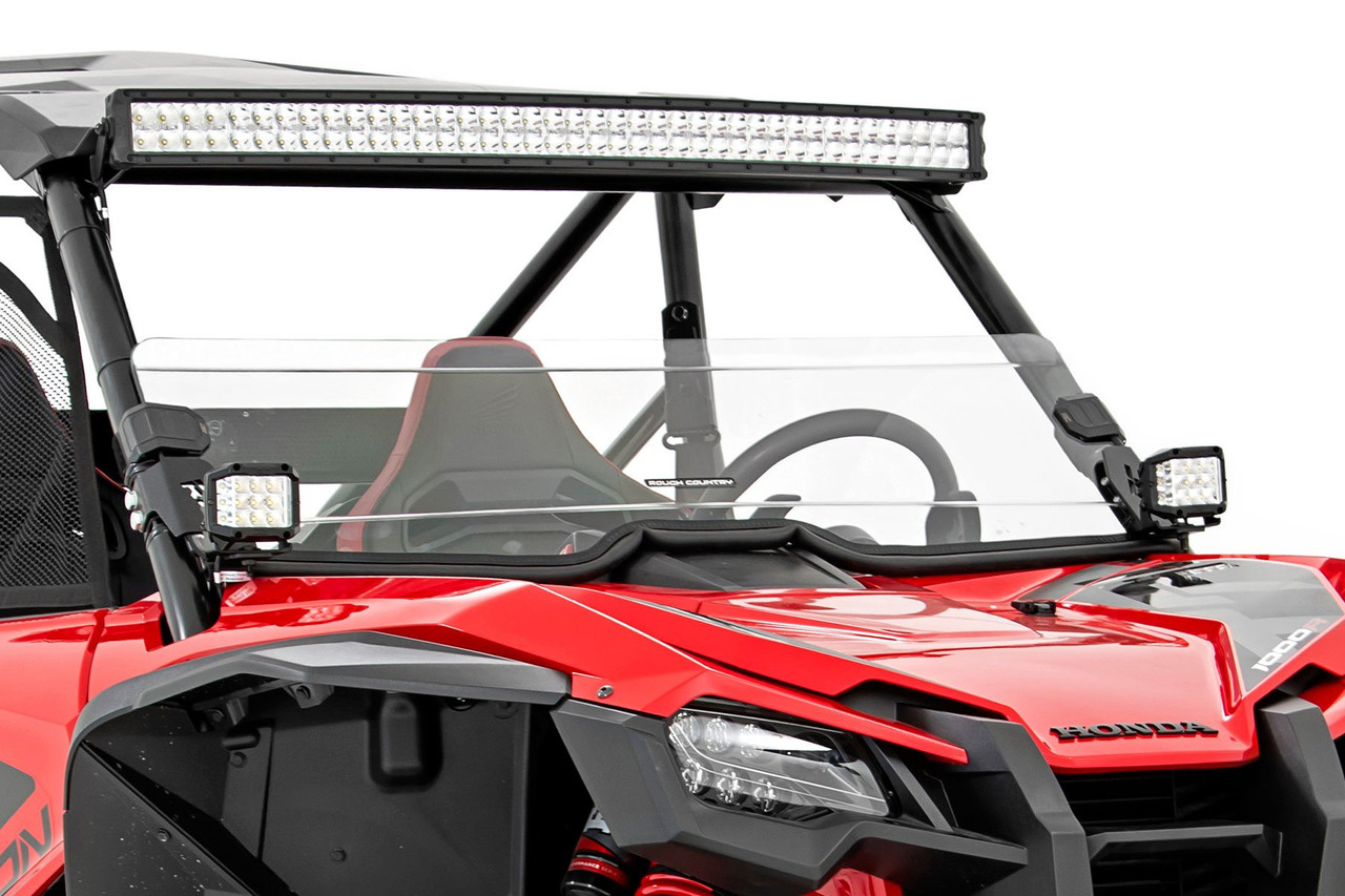 Half Windshield Scratch Resistant Rough Country 98182021a
