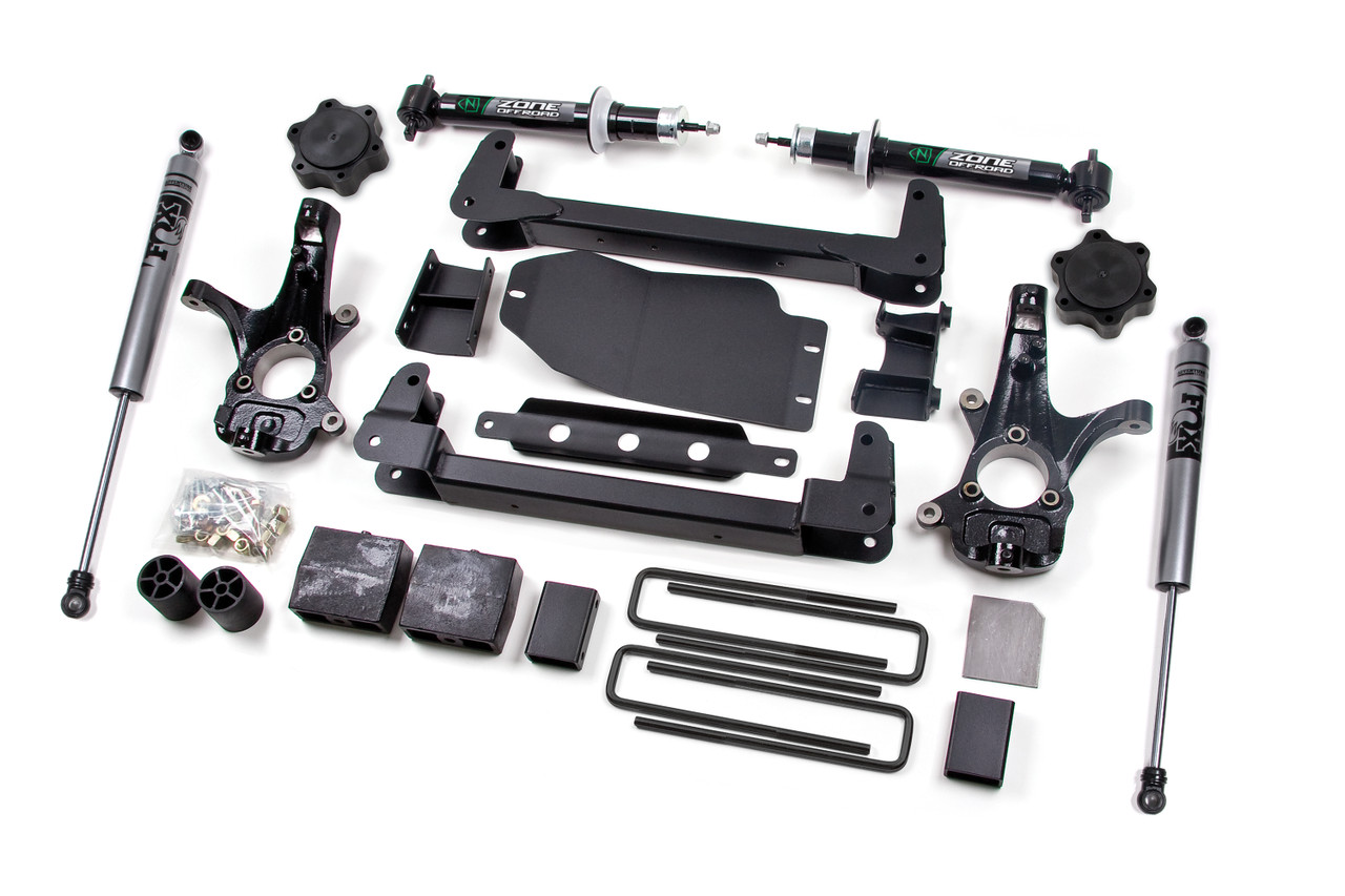 4.5" Strut & Drop Crossmember Lift Kit - Zone Offroad ZONC8F ...