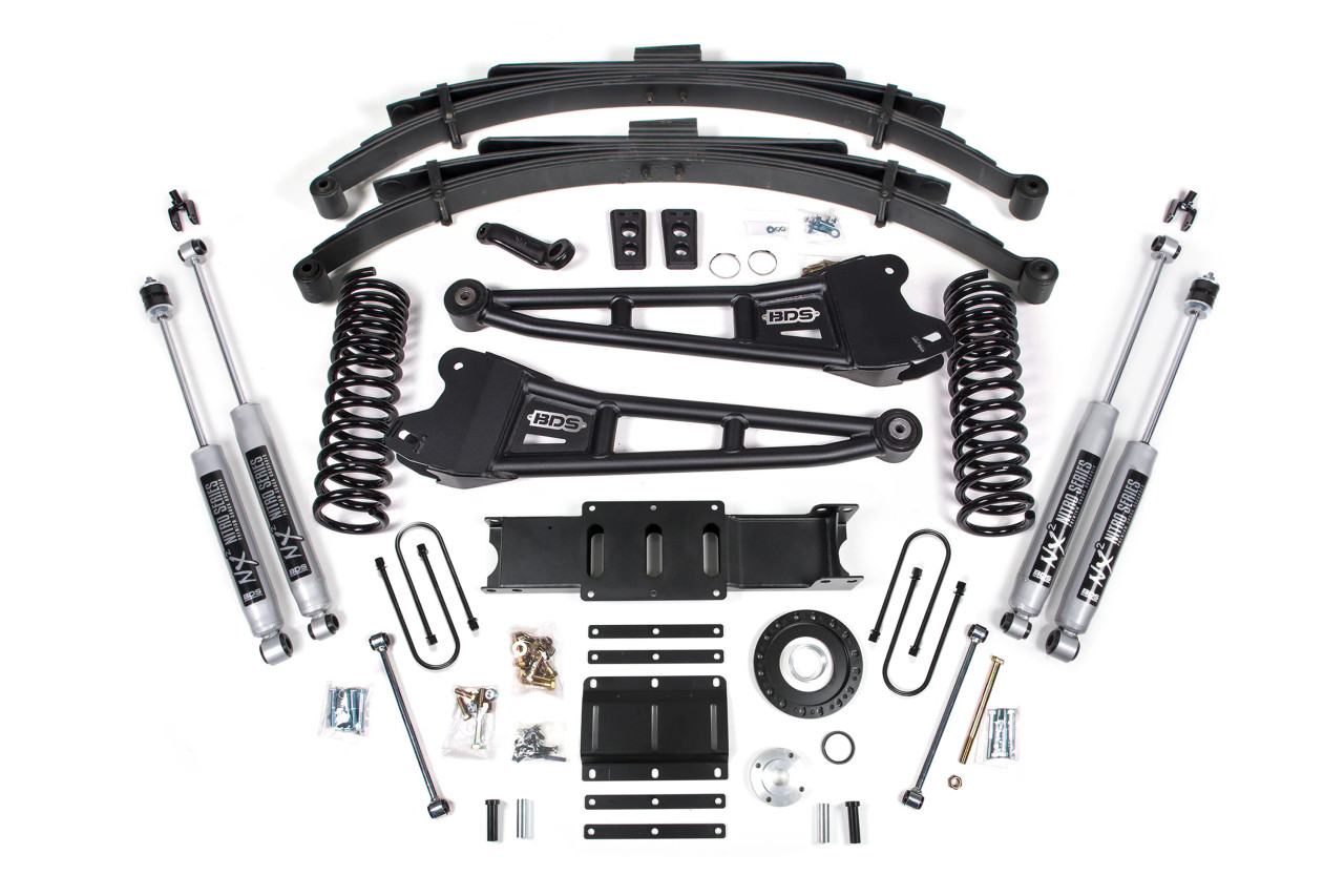 BDS Suspension BDS2140H 2013-2018 Ram 3500 4wd (Diesel) 6" Radius Arm ...