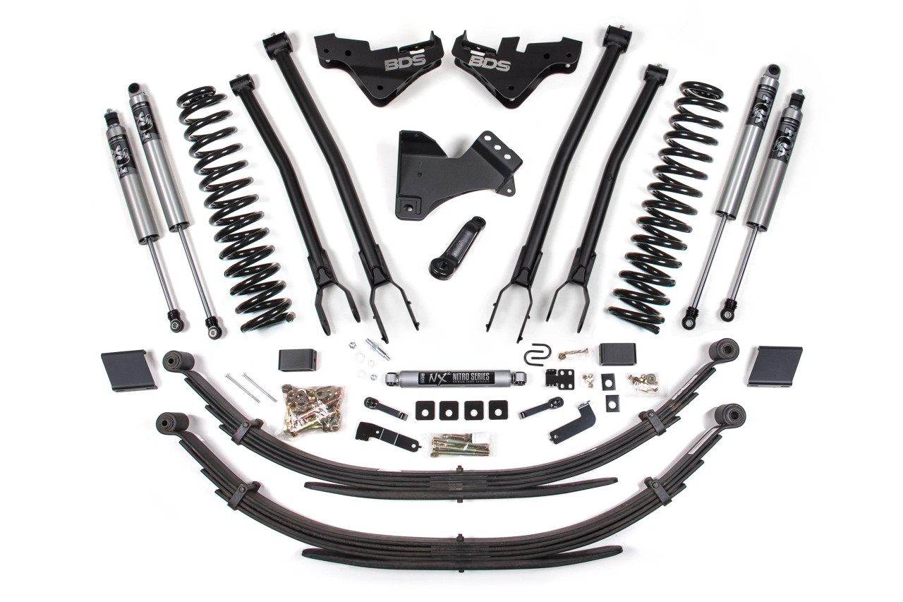 BDS Suspension BDS2248FPS Ford F250/350 Super Duty 4wd 5" 4-Link ...