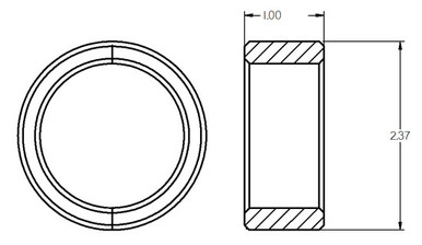 Threaded Ball Joint Ring - Ridetech 90000126 - Suspension Superstore