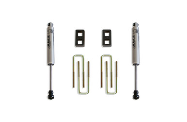 2" Blocks And U-Bolts W/ FOX Shocks - MaxTrac 900420F - Suspension ...