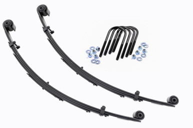 Front Leaf Springs 4" Lift Pair - Rough Country 8057Kit - Suspension ...