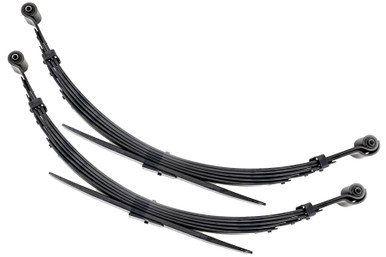 Rear Leaf Springs 4" Lift Pair - Rough Country 8200Kit - Suspension ...