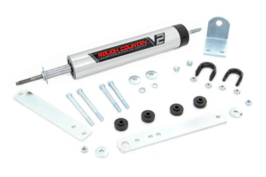 V2 Steering Stabilizer - Rough Country 8734270 - Suspension Superstore