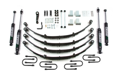 4" Leaf Spring Lift Kit - Zone Offroad ZONJ28N - Suspension Superstore