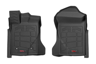 Front Sure-Fit Floor Mats - Rough Country SM51002 - Suspension Superstore