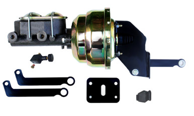 8" Dual Power Booster - 1-1/8" Bore Master Adjustable Valve (Zinc ...