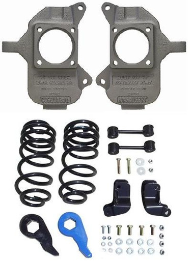 2003-2009 Hummer H2 3/5" Deluxe Lowering Kit - McGaughys 93096 ...
