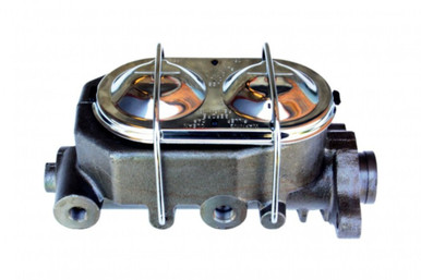 Master Cylinder 1-1/8" Bore Gm Style W/ Left Side Outlets W/ Chrome Cap ...