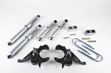 1995-1997 GMC Jimmy 2WD 2/2" Lowering Kit w/ Street Performance Shocks ...