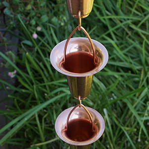 Copper Rain Chain | Rain Chain | Hummingbird Rain Chain