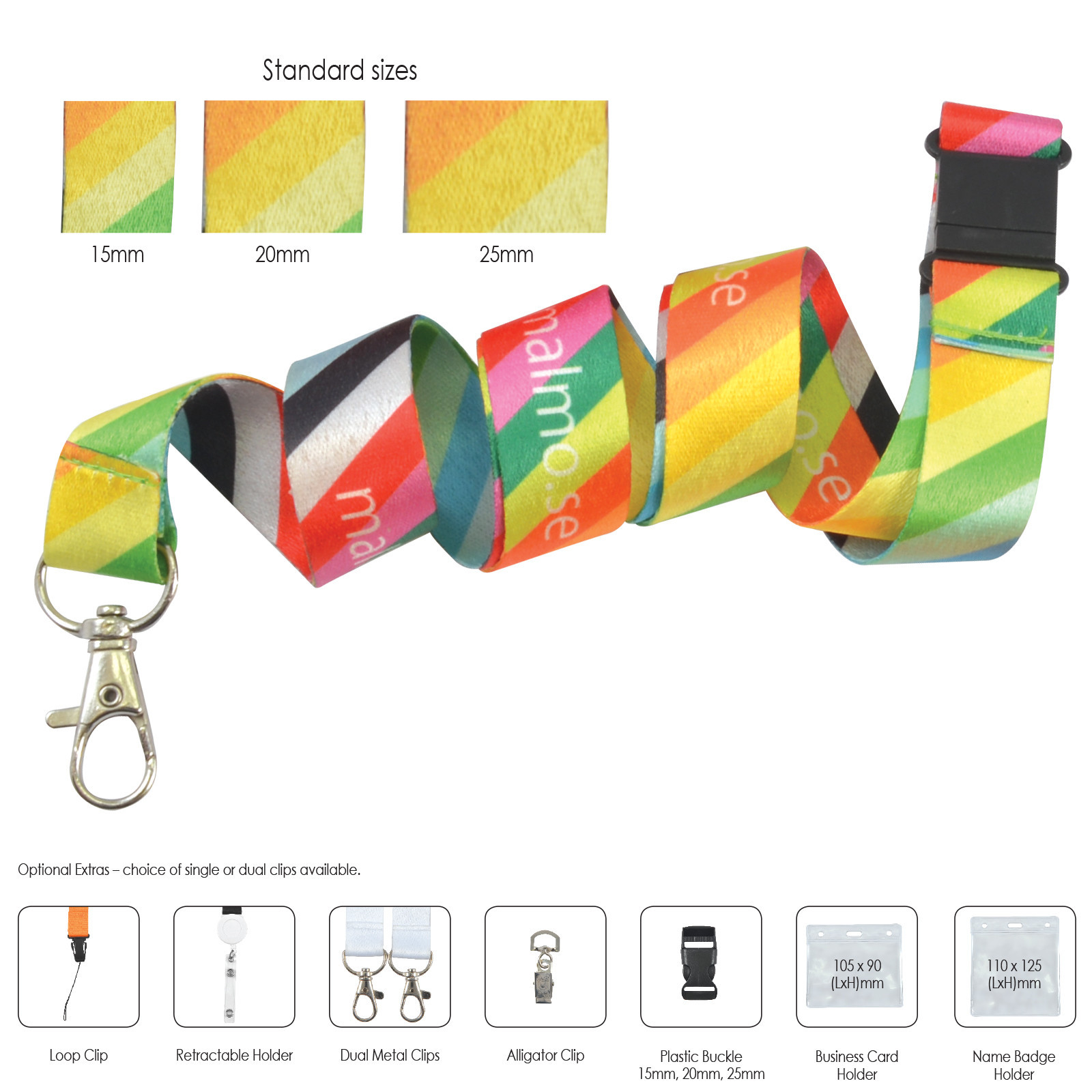 Polyester Sublimation Lanyard - JP Promotions