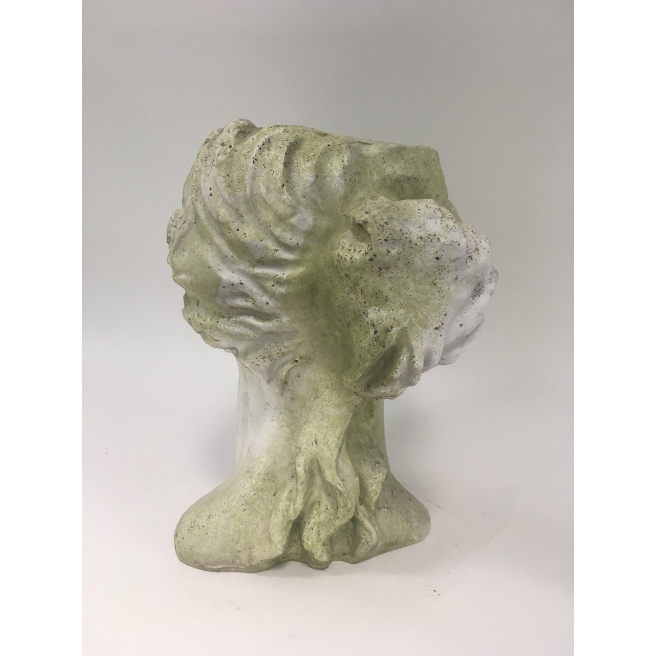 Moss Venus Head Planter - The Silver Oyster