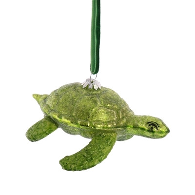 Green Sea Turtle Christmas Tree Ornament - The Silver Oyster