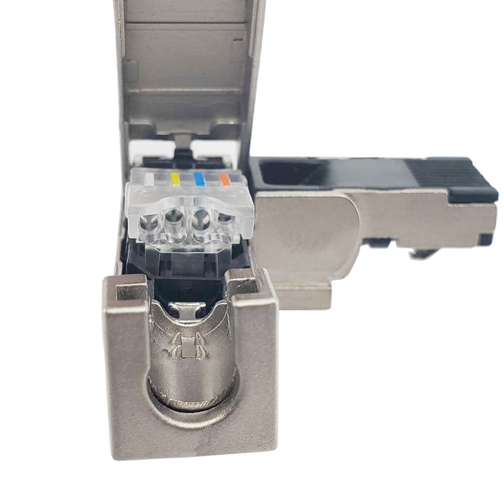 PROFINET RJ45 Fast Connect Plug 90 Degree | 114030004 | InduSol America